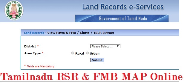 Tamilnadu RSR & FMB MAP 2024 (How to Download) Online