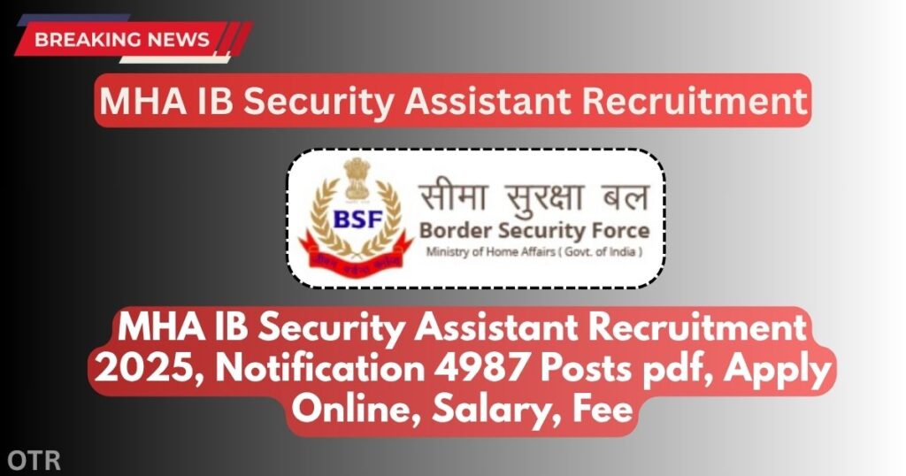 BSF Constable Recruitment 2025, Tradesmen 3588 Posts, Apply Online ...