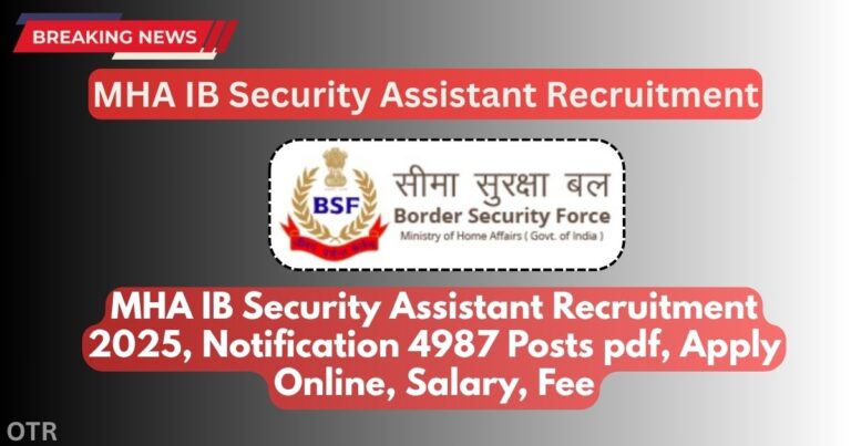 BSF Constable Recruitment 2025, Tradesmen 3588 Posts, Apply Online ...