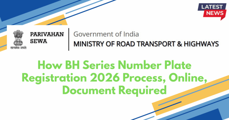 How BH Series Number Plate Registration 2026 Process, Online, Document ...